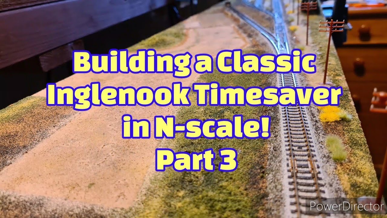 Building a Classic Inglenook Timesaver in N-scale! Part 3 - YouTube