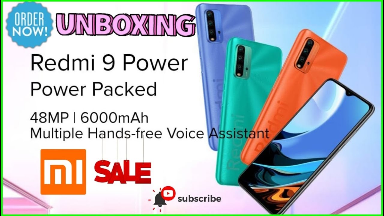 Redmi 9 Power Unboxing & Review & First Look- Most PowerFull Budget ...