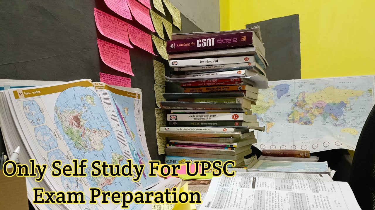 📚 Upsc Self Study With Me | Self Study For Upsc Exam 2023 - YouTube