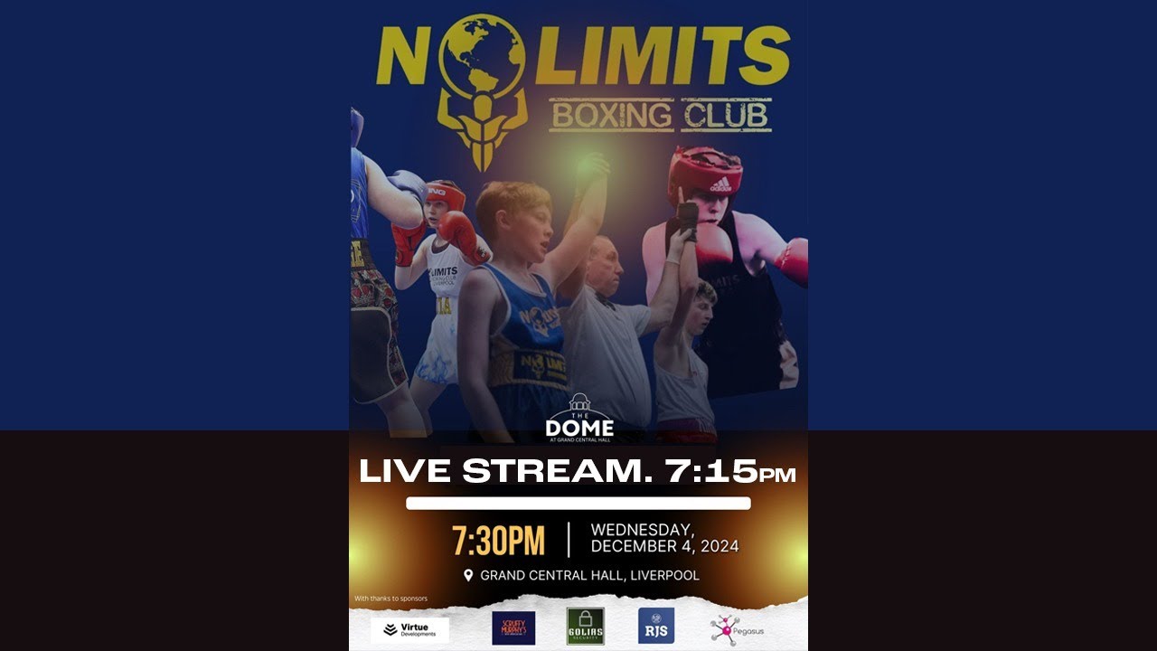 Live Amateur boxing from Liverpool's No Limits Gym at the Grand Central ...