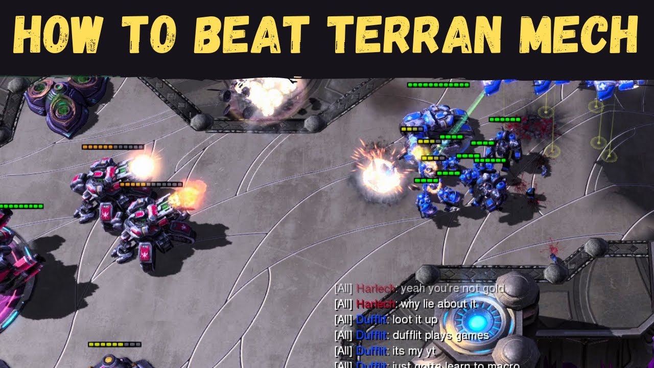 How to Beat Terran Mech - Starcraft 2 Educational Commentary - YouTube