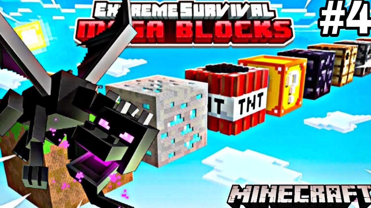 Minecraft Mega block Survival series ll # 4 ll preparing for Ender ...