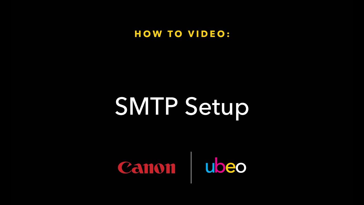 SMTP Setup - YouTube