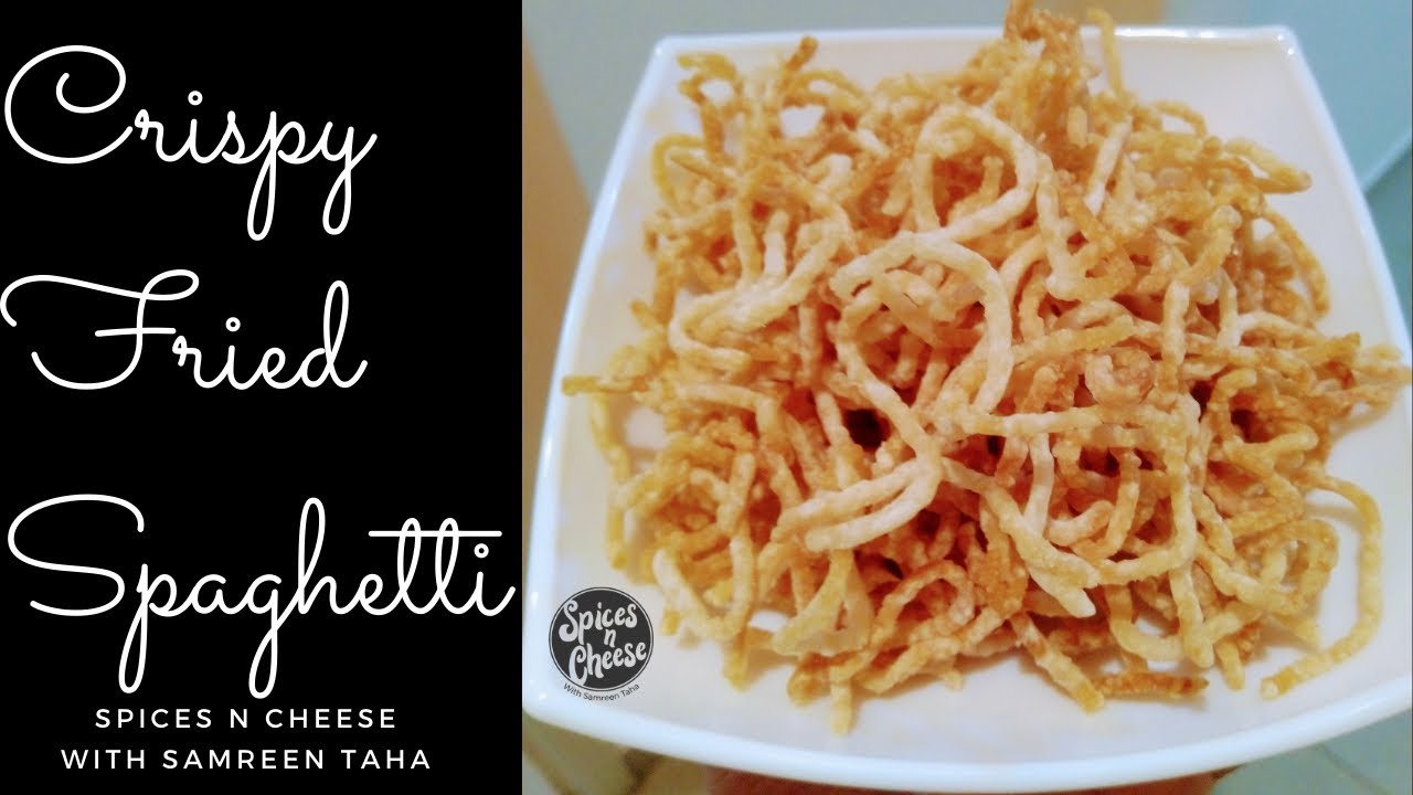 CRISPY FRIED SPAGHETTI | CRISPY FRIED NOODLES RECIPE | 脆皮炒面 - YouTube