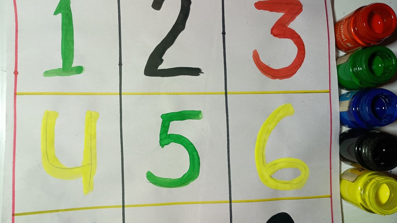 Learn counting with colours| Learn counting for kids| Learn counting ...