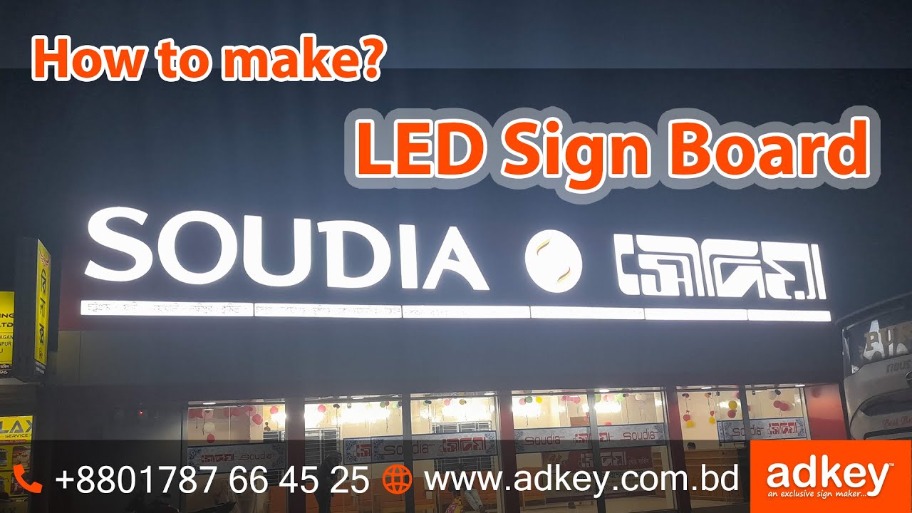 LED Sign bd Neon Sign Board LED Display Name Plate Board Light Sign ...