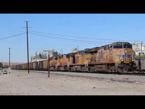 UP 7442 C45ACCTE 11 12 18 Oro Grande, Ca Ron Diczhazy - YouTube