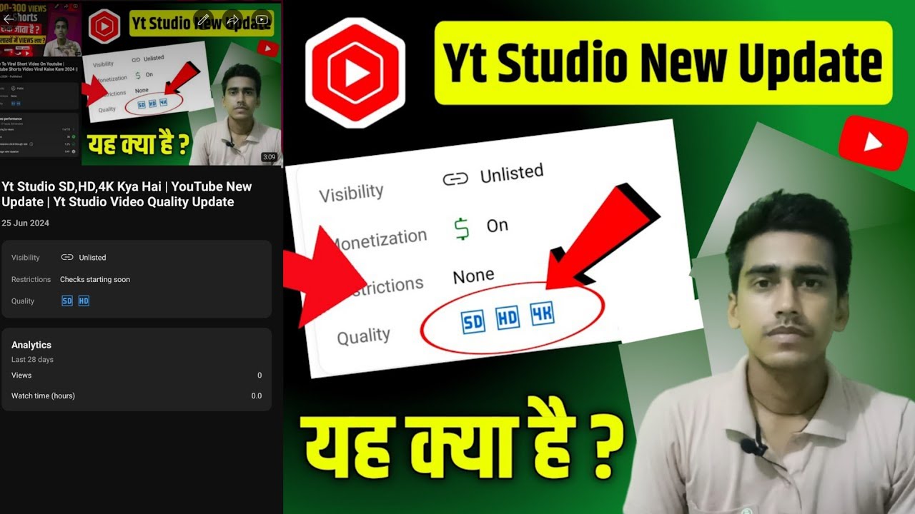 Yt Studio SD,HD,4K Kya Hai | YouTube New Update | Yt Studio Video ...