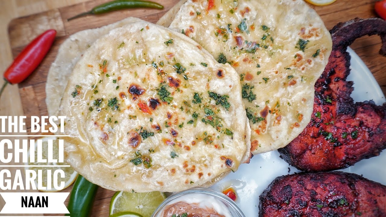 THE BEST CHILLI GARLIC BUTTER NAAN - YouTube
