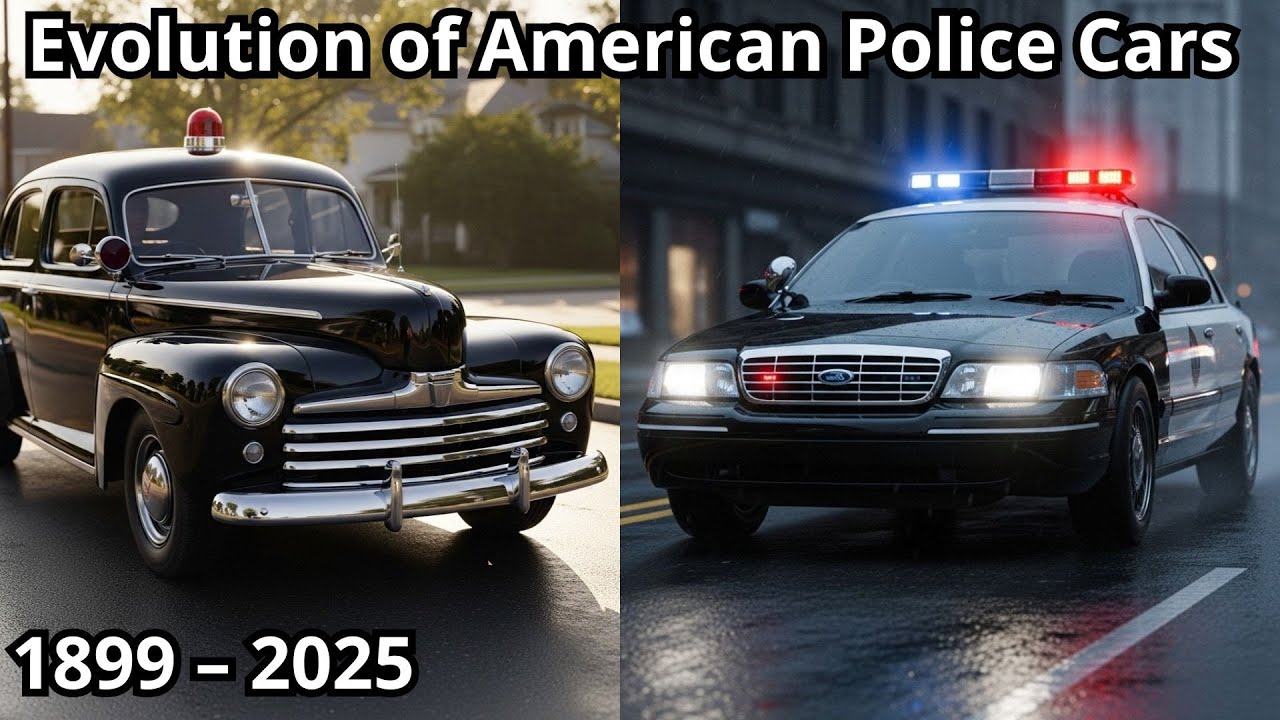 126 Years of American Police Cars Evolution — from 1899 to 2025 🚓🇺🇸 ...