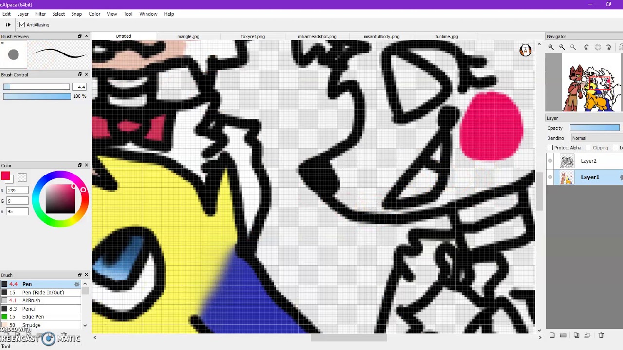 Another Request from Kitsune - Part4 - COLORING (FireAlpaca) - YouTube