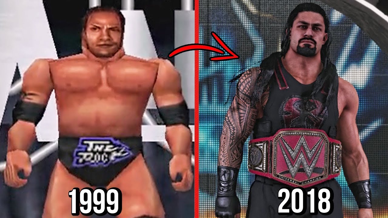 The Evolution Of WWE Games ( Wrestlemania 2000 To WWE 2K19 ) - YouTube