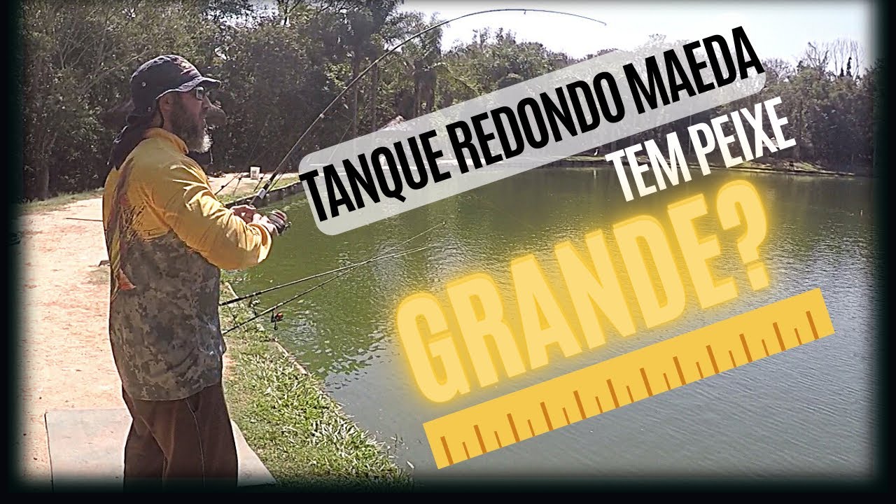 TANQUE REDONDO DO MAEDA, TEM PEIXE GRANDE? - PESCARIA - YouTube