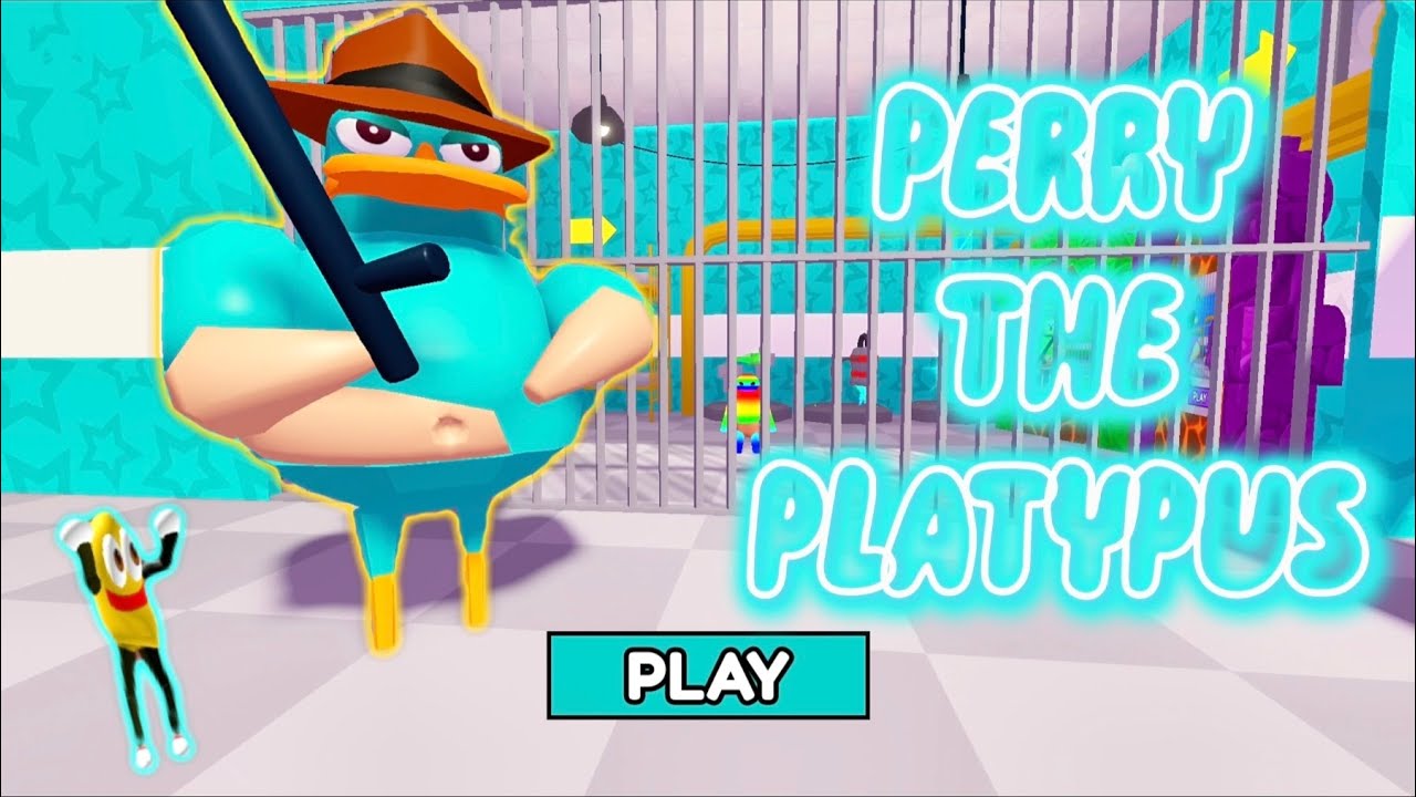 [🦆NEW!] PERRY THE PLATYPUS BARRY'S PRISON RUN! - KABUR DARI PERRY SI ...