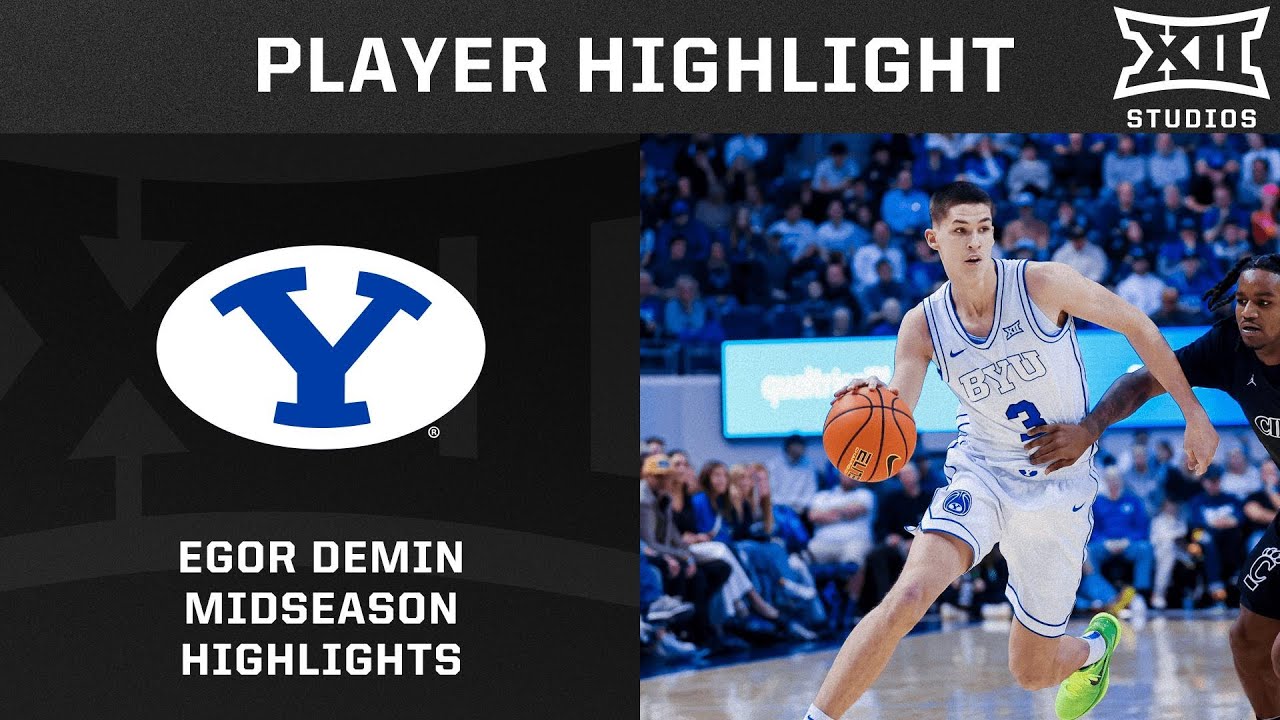 Egor Demin Midseason Highlights | 2024-25 Big 12 Men's Basketball - YouTube