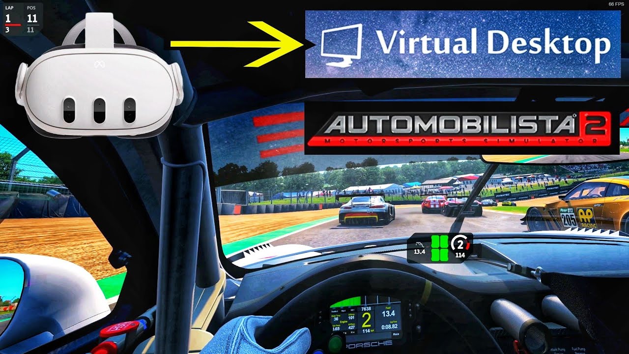 Trying Virtual Desktop with the QUEST 3 in Automobilista 2 for the ...