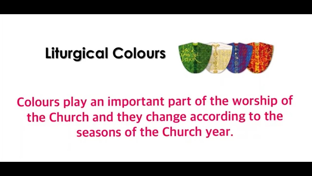 Liturgical colours. The meanings of the colours in the church. - YouTube