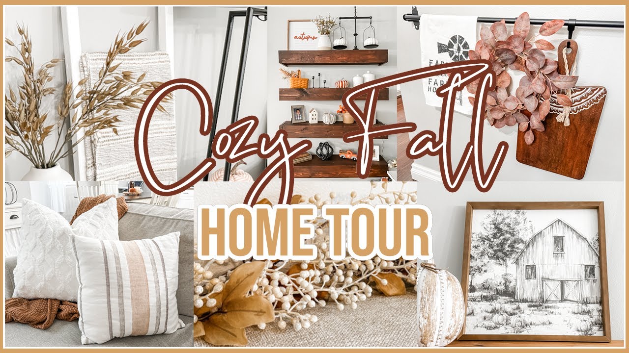 FALL HOME TOUR 2023 | COZY FALL FARMHOUSE DECORATING INSPIRATION AND ...