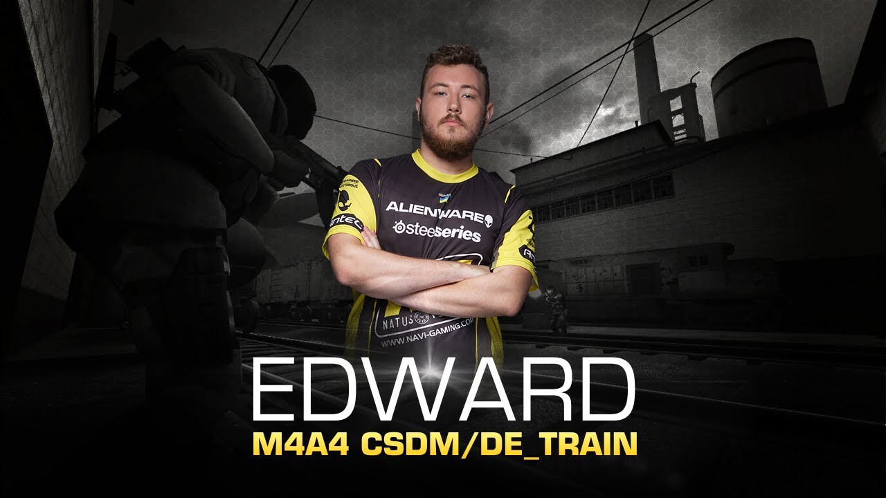 Edward m4a4 CS:GO CSDM @ de_train - YouTube