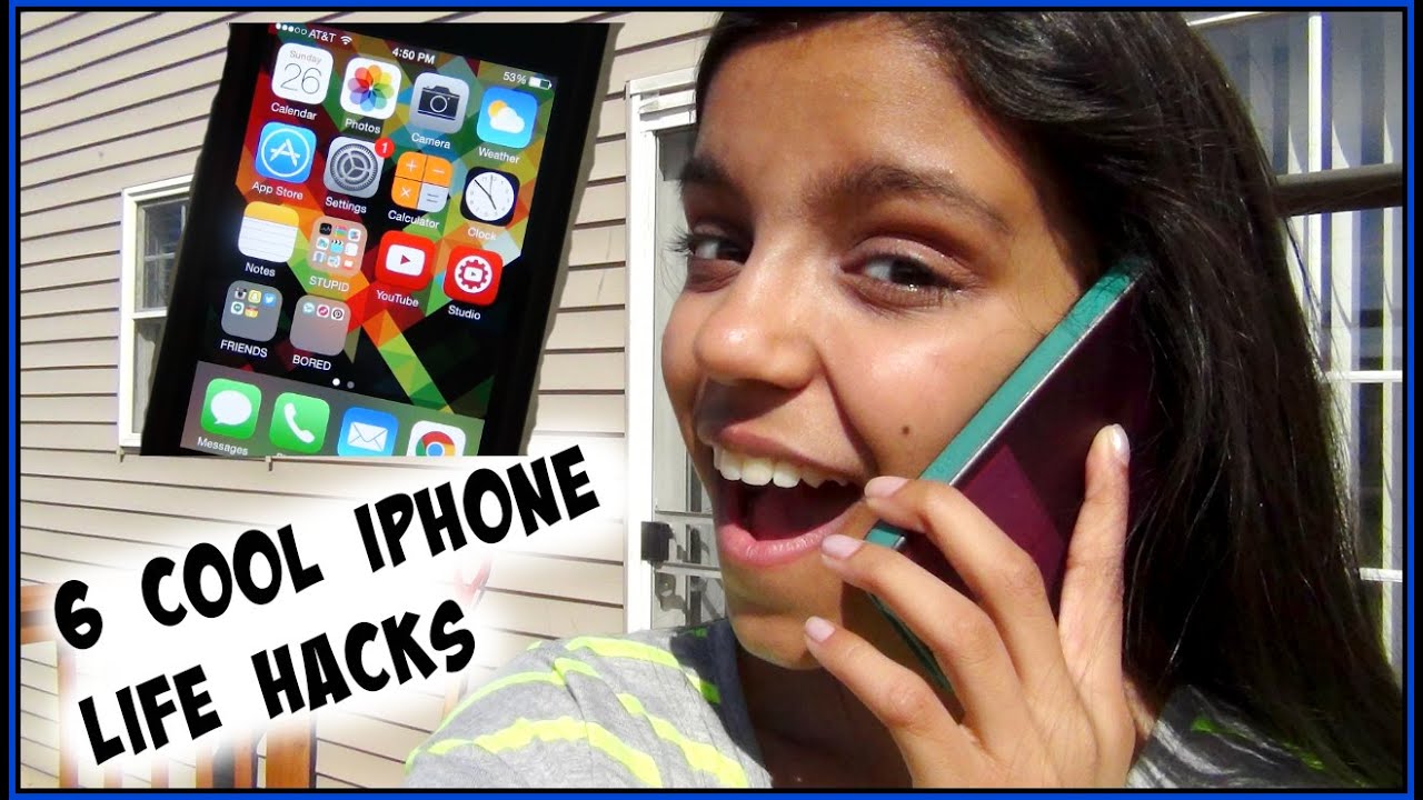 6 IPHONE LIFE HACKS YOU NEVER KNEW - YouTube