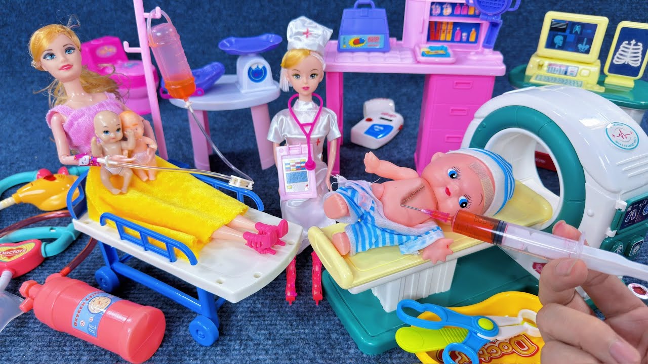 18 Minutes Satisfying with Unboxing Doctor Toys，Pregnant Women Giving ...