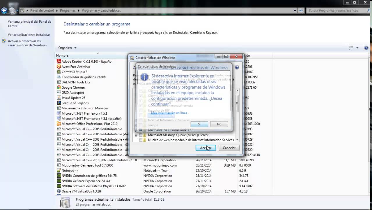 HOW TO: COMPLETELY REMOVE INTERNET EXPLORER WINDOWS 7 - YouTube