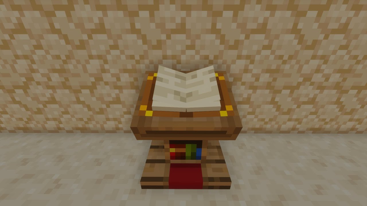 Wie funktioniert ein Lesepult in Minecraft 1.16.4 | Erklärvideo ...