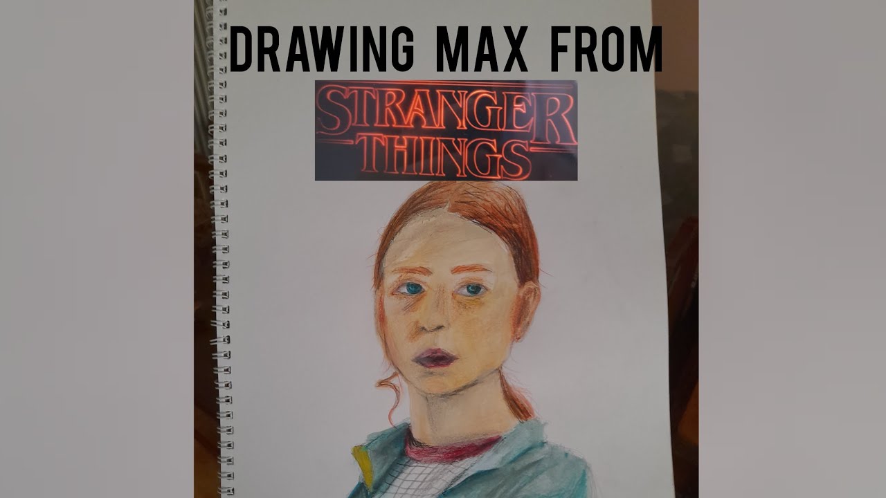 Drawing Max Mayfield from Stranger Things | George and Billy make art 🎨 ...