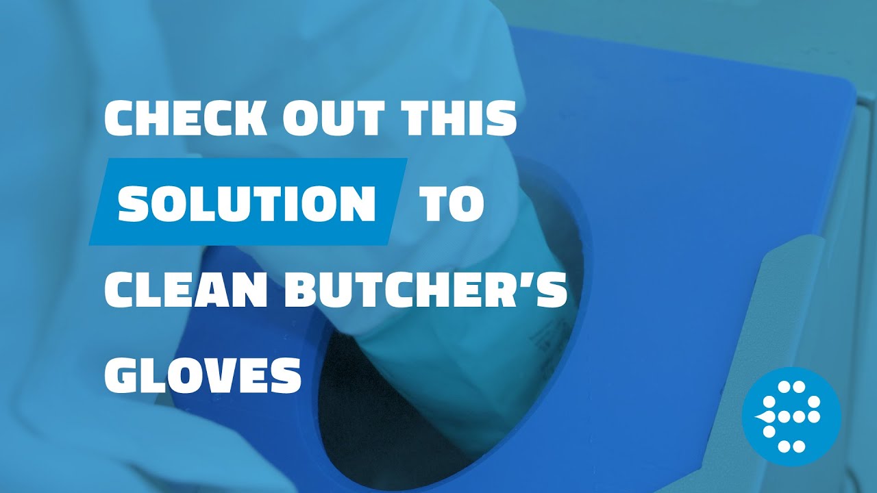 Cleaner for butcher's gloves by Elpress - YouTube