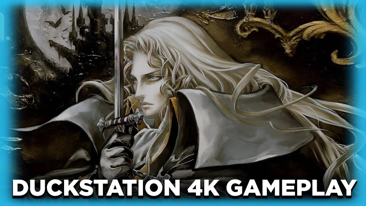 Castlevania Symphony of the Night 4K Gameplay Duckstation PS1 Emulator ...