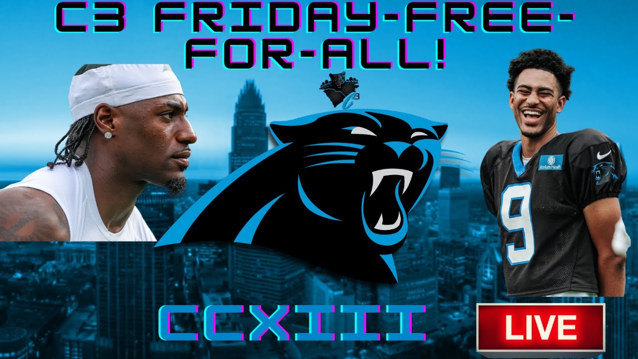 Is Xavier Legette catching footballs or fades? | C3 Panthers Podcast ...