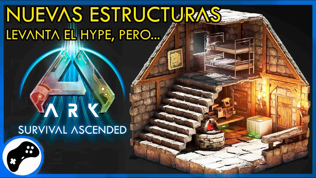 ARK SURVIVAL ASCENDED | NUEVAS ESTRUCTURAS DE CONSTRUCCION - YouTube