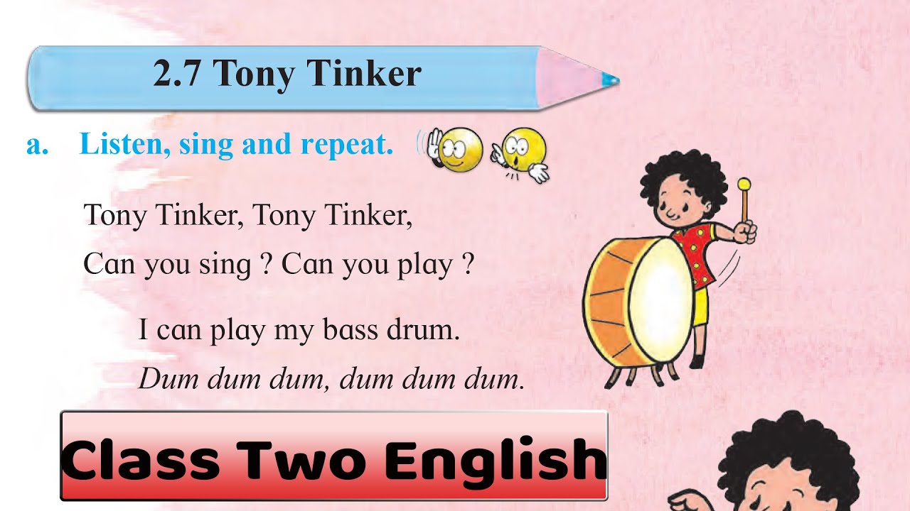 TonyTinker | Class 2 english poem 2.7 Tony Tinker page 26 |दुसरी ...