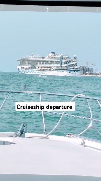 cruise ship leaving the dock. #youtube #cruiseship #captain #superyachts #shipdepart # ...