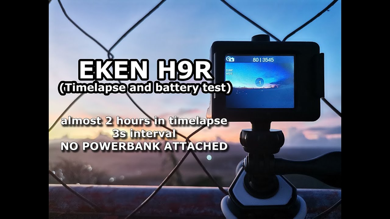 EKEN H9R 4K Action Camera: Timelapse - YouTube