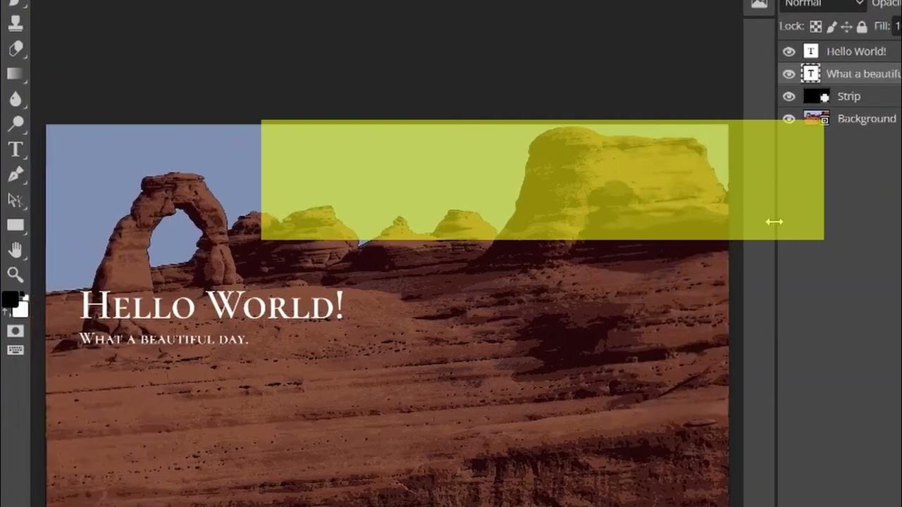 Photopea How To Resize Layers Panel - YouTube