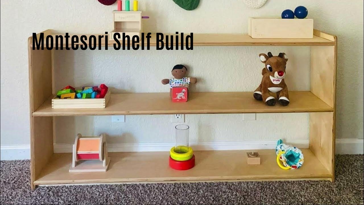Montessori Toddler Shelf Build, Diy - YouTube