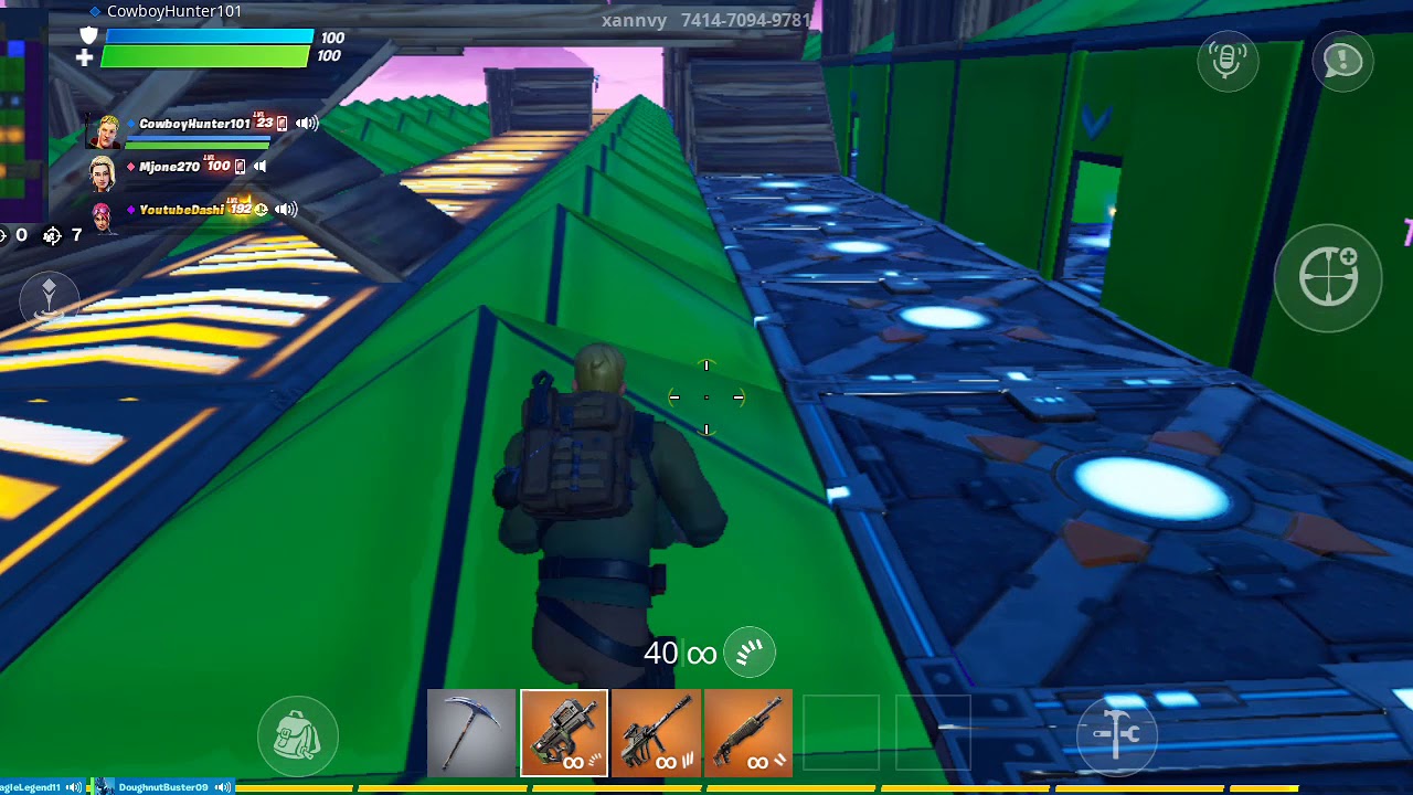 GamePlay Fortnite 1v1 FFA Arena - YouTube