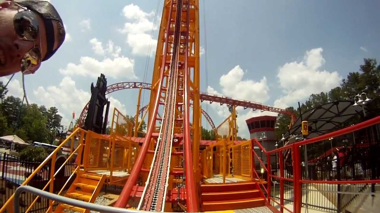 GoPro on Dare Devil Dive - Six Flags Georgia - YouTube