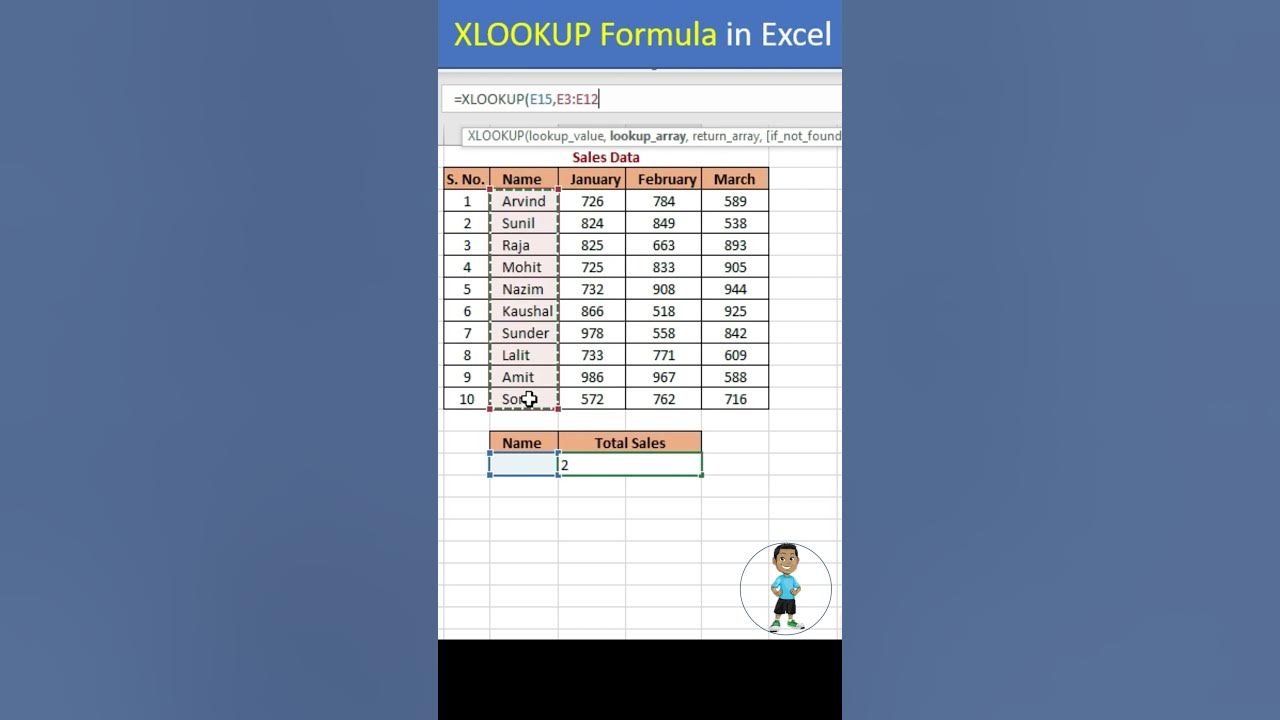 Advanced XLOOKUP Formula in Excel #excel #exceltips #exceltutorial #shorts #msexcel # ...