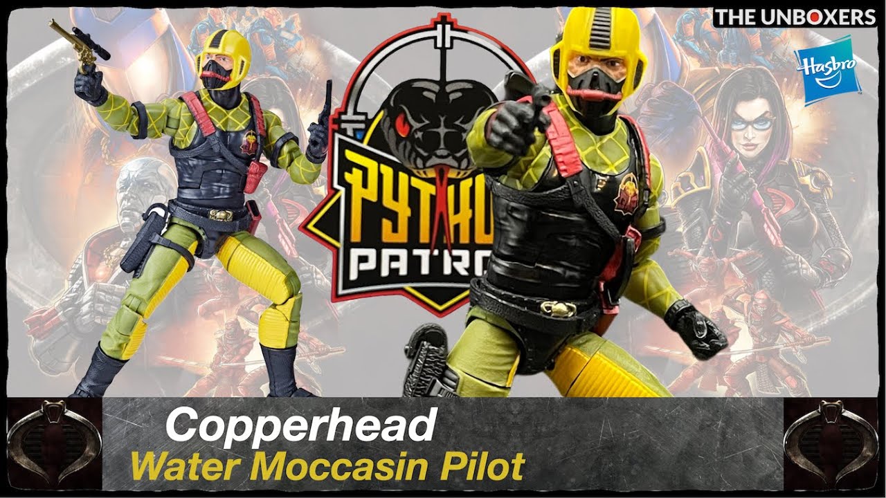 G.I. Joe Classified Series: Python Patrol Cobra Copperhead Figure - YouTube