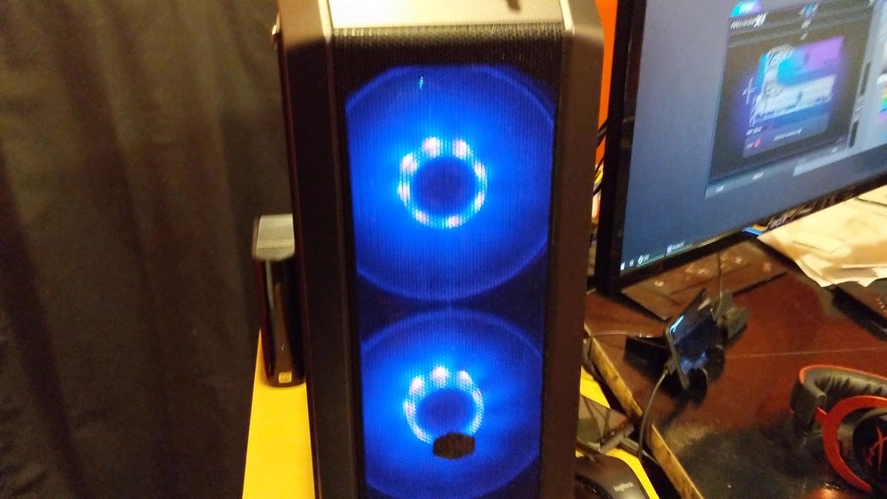 Custom PC - LED Synced to Music - YouTube
