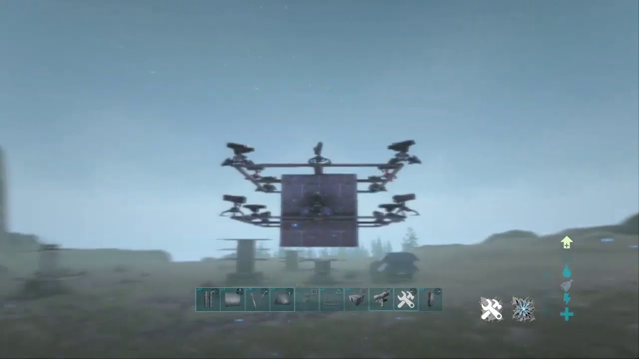 #1 Flying tower turrets ARK PS4/FLOATING TOWER TURRET ARK PC UNRAIDABLE ...