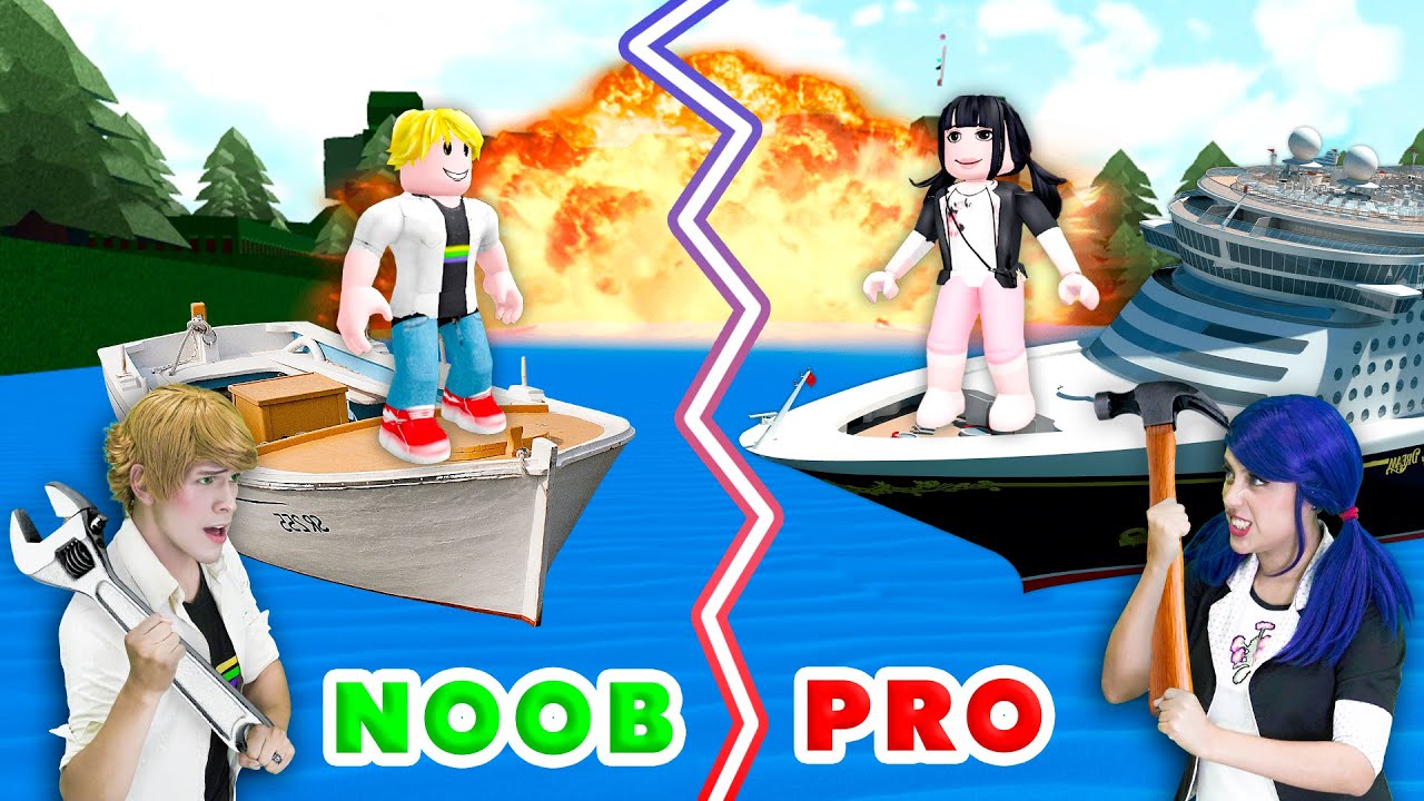 Marinette vs Adrien | ROBLOX | Build a Boat 😱 - YouTube