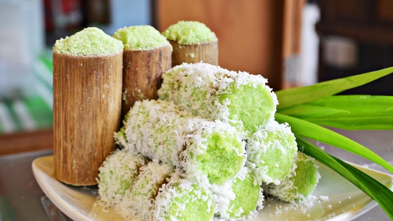 Mini puttu | puttu bamboo - malaysian snack making video - YouTube