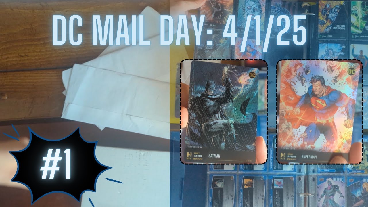 DC Cards Mail Day (4/1/25) - HRO Chapter 1 and DC Annual 2023-24 ...