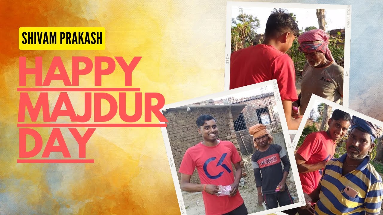 Happy MAJDUR Day || majdur day pe maine kya bata ? Biskit🤔 - YouTube