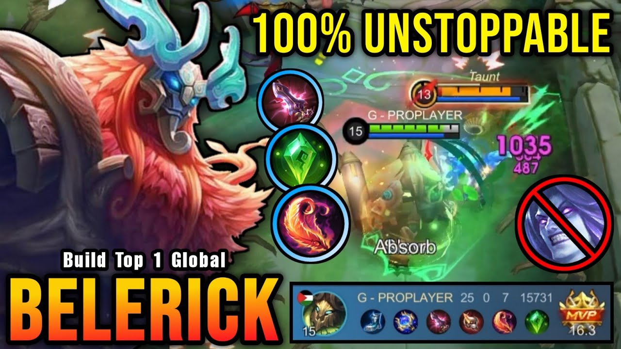 25 Kills No Death!! Belerick Damage Build 100% Unstoppable!! - Build ...