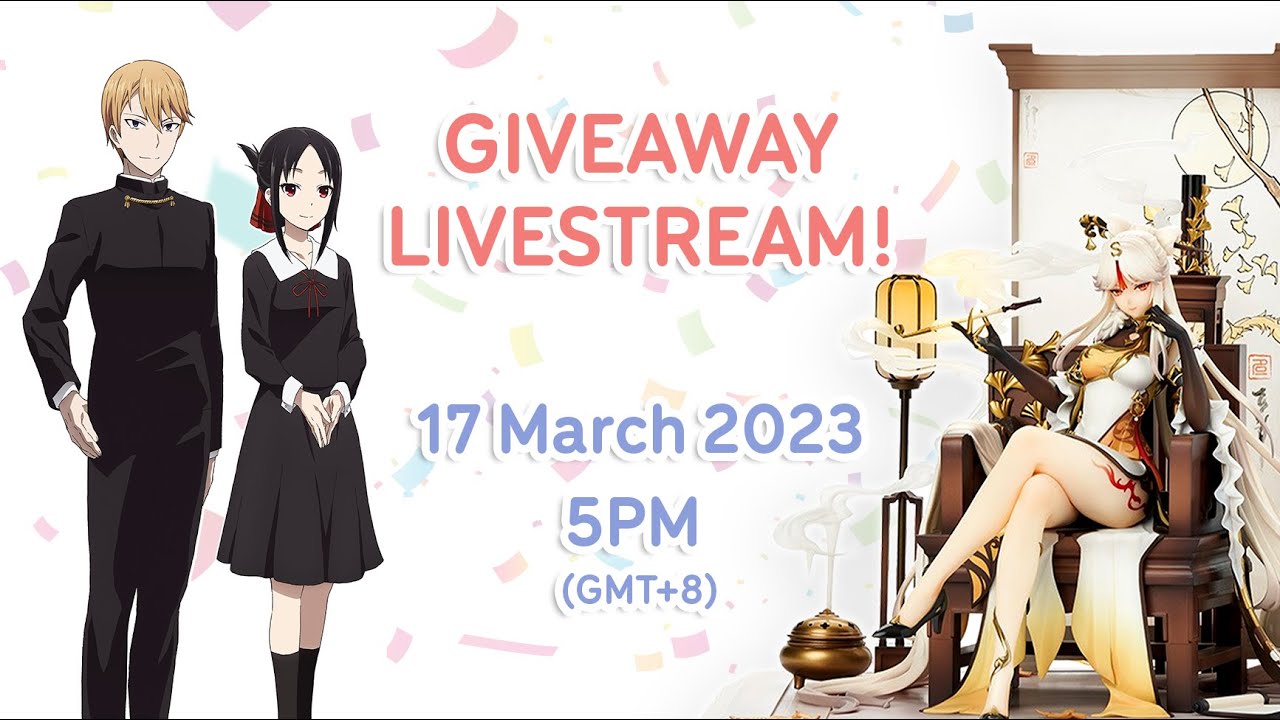 Bingo Party Lucky Draw + Kaguya-sama Standee Giveaway Live! - YouTube