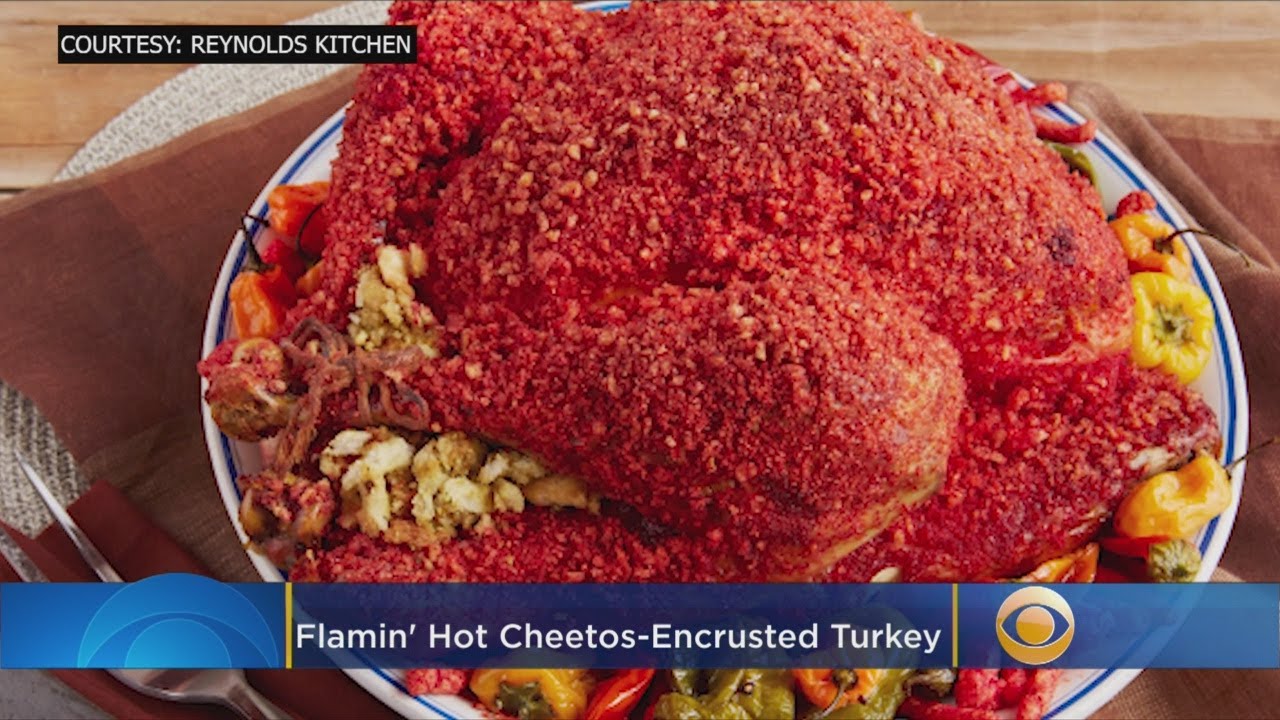Flamin' Hot Cheetos Turkey Recipe Released Ahead Of Thanksgiving - YouTube